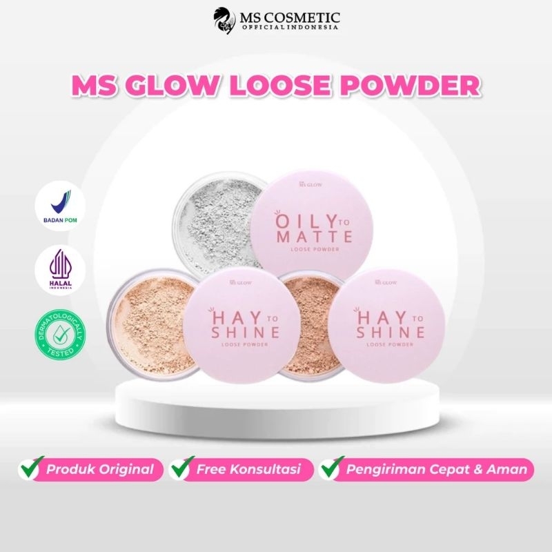 Jual Loose Powder Ms Glow ( Exp. Tahun 2026 ) | Shopee Indonesia