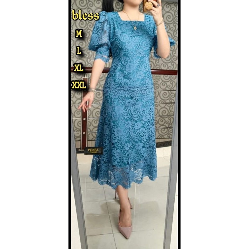 Jual Stelan Kebaya Premium/Set Renda Brokat | Shopee Indonesia