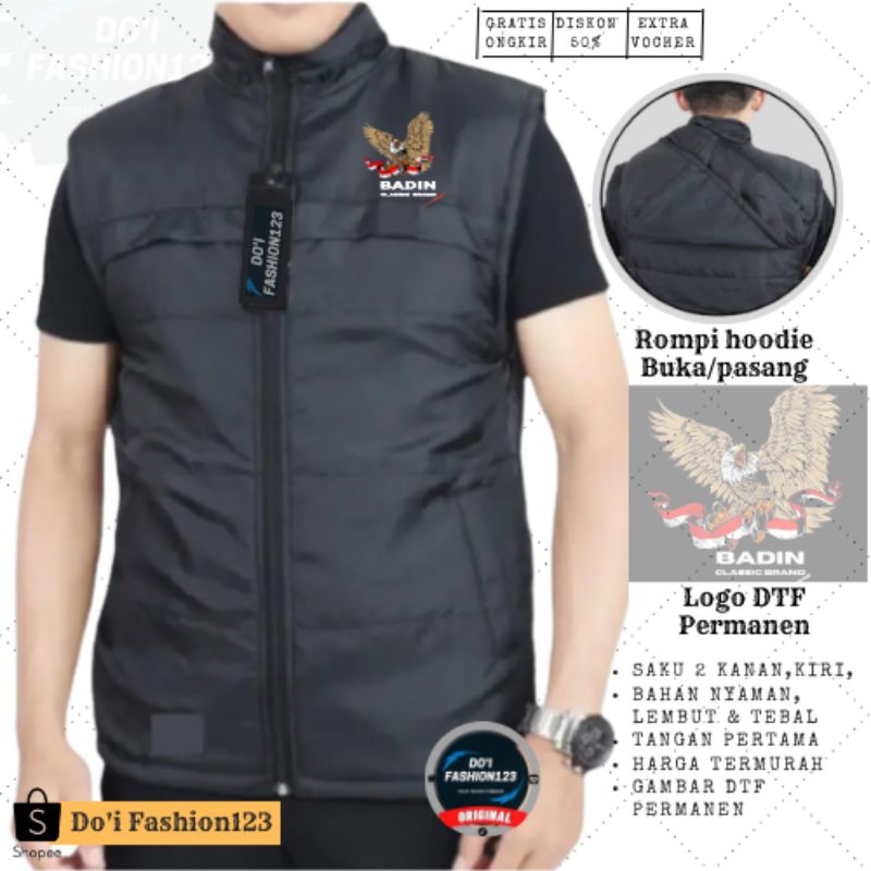 Jual Rompi Motor Pria WINGS BADIN SPEED bikers / vest parasut Lapangan ...
