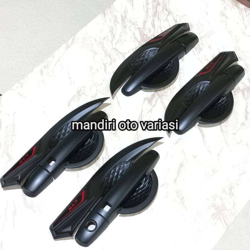 Jual 1 set outer cover handle pintu mobil Suzuki XL7 hitam doff ...