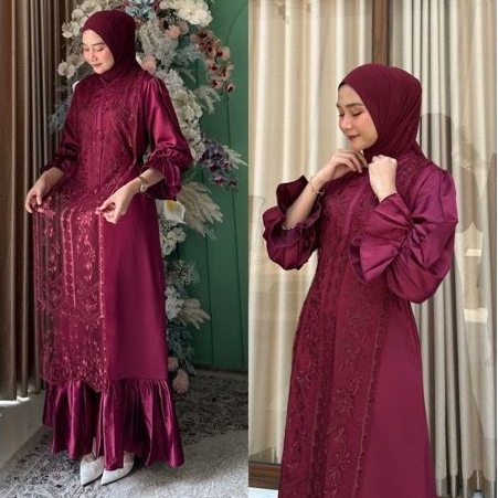 Jual SNOWY DRESS GAUN KONDANGAN SIMPEL BUSUI FRIENDLY BUSANA BRIDESMAID ...