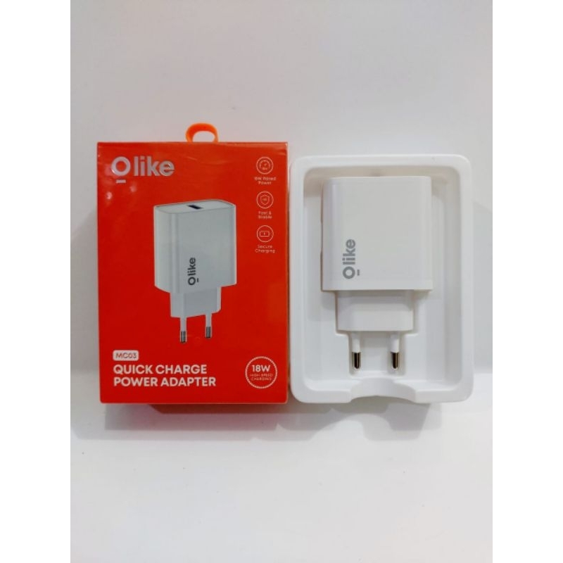 Jual NEW ARRIVAL !! OLIKE MC03 Adapter Charger QC 18W High Speed ...