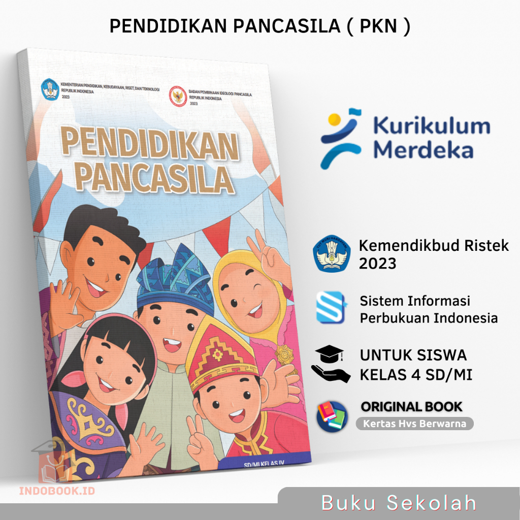 Jual Buku Paket Siswa Pendidikan Pancasila Kelas 4 Sd Mi Kurikulum
