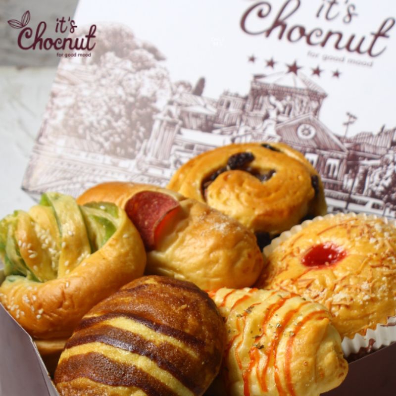 Jual It's Chocnut - Roti Isi (½ lusin/6 pcs) Beraneka Varian Rasa Isi ...