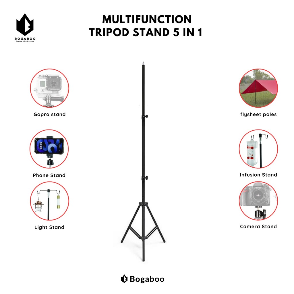 Jual Tiang flysheet bogaboo - Tiang kamera tripod portable 3 section ...
