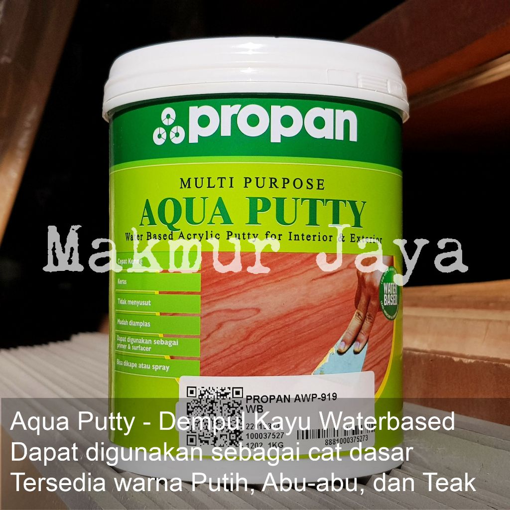 Jual Propan Aqua Putty Dempul Cat Dasar Kayu Water Based | Shopee Indonesia