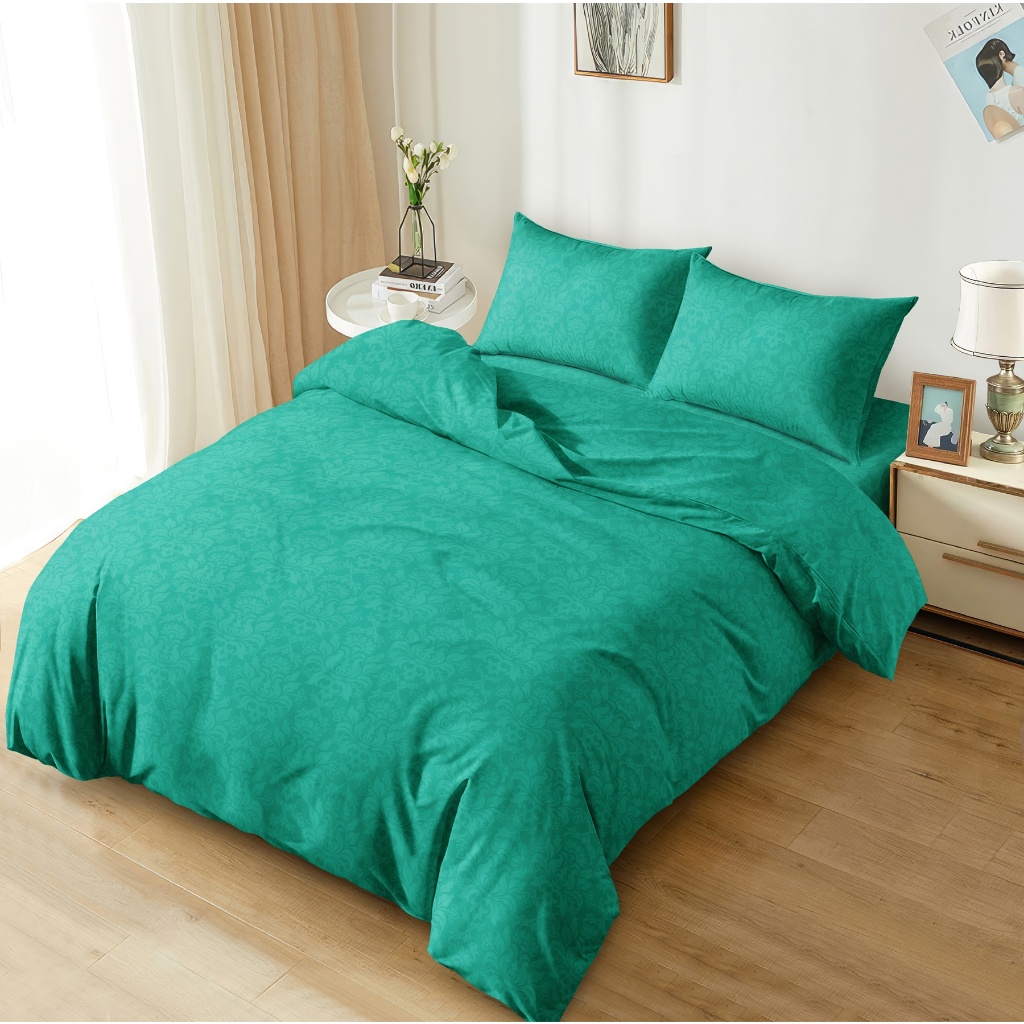 Jual Aloha - Bed Cover Set King 180x200 Tinggi 20 Fitted Emboss - Tosca ...