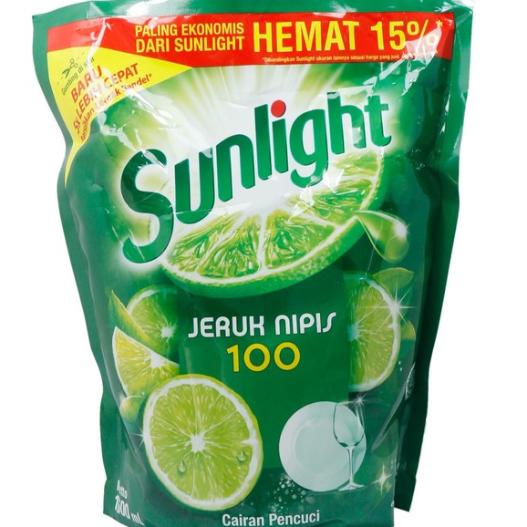 Jual Sunlight Pencuci Piring Lime Pouch 1500 Ml Perlengkapan Rumah | Shopee Indonesia