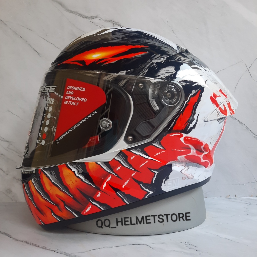 Jual HELM KYT TT COURSE ANTI VENOM WD HELM KYT FULLFACE REPAINT ...