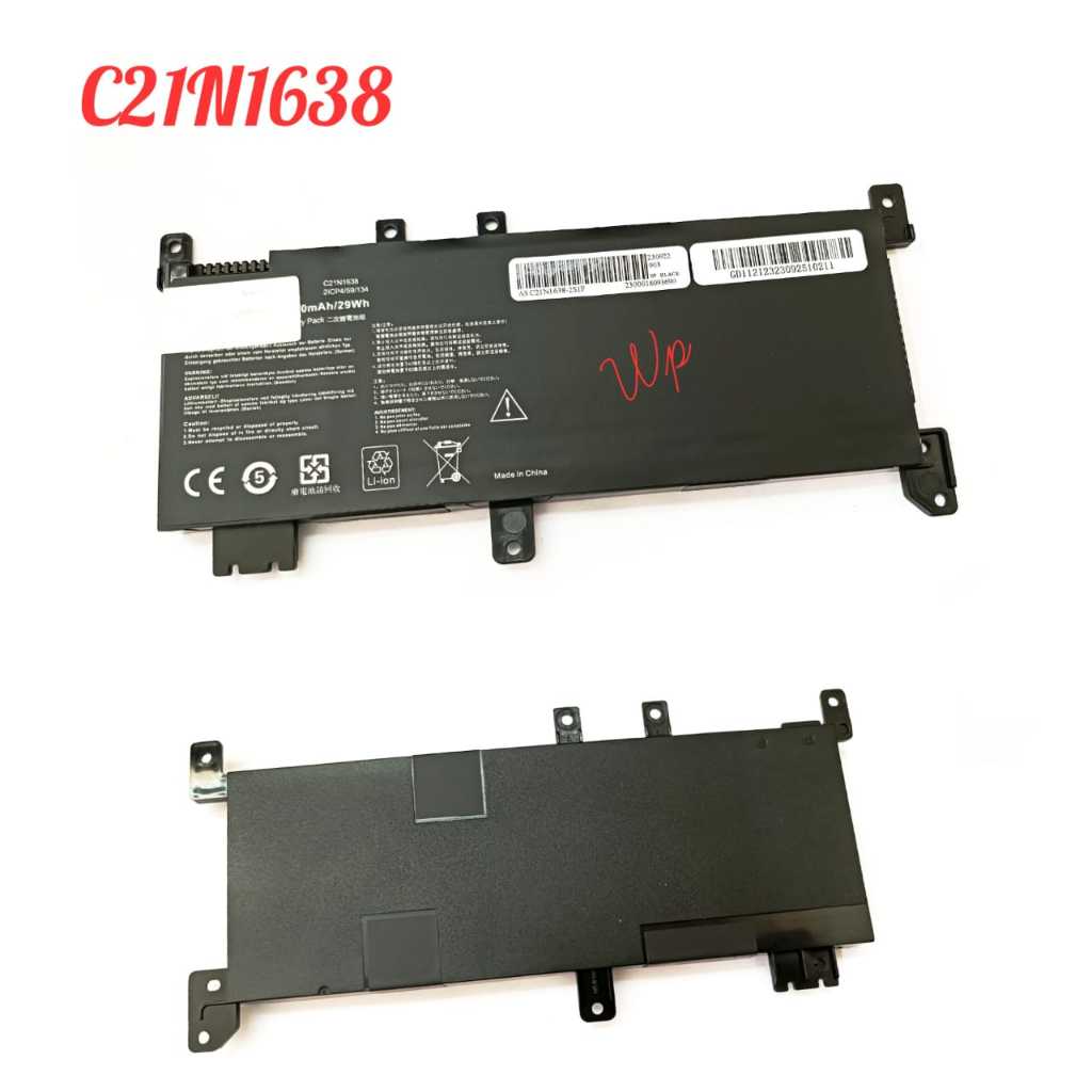 Jual BATERAI ASUS VIVOBOOK A442 A442U A442UR F442U A480 x442 C21N1638 ...