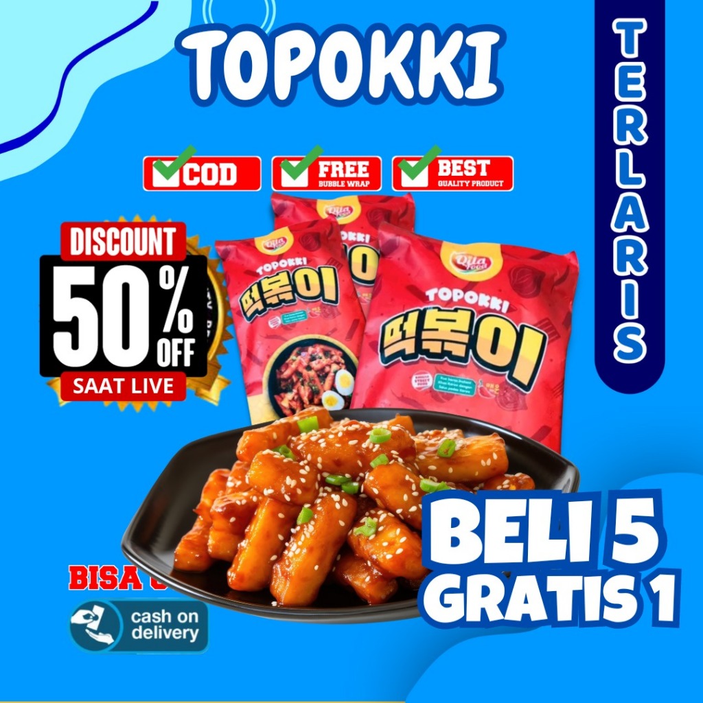 Jual TOPPOKI JAGUAR INSTAN HALAL / RABBOKI HALAL / TTEOBOKKI / MAKANAN ...
