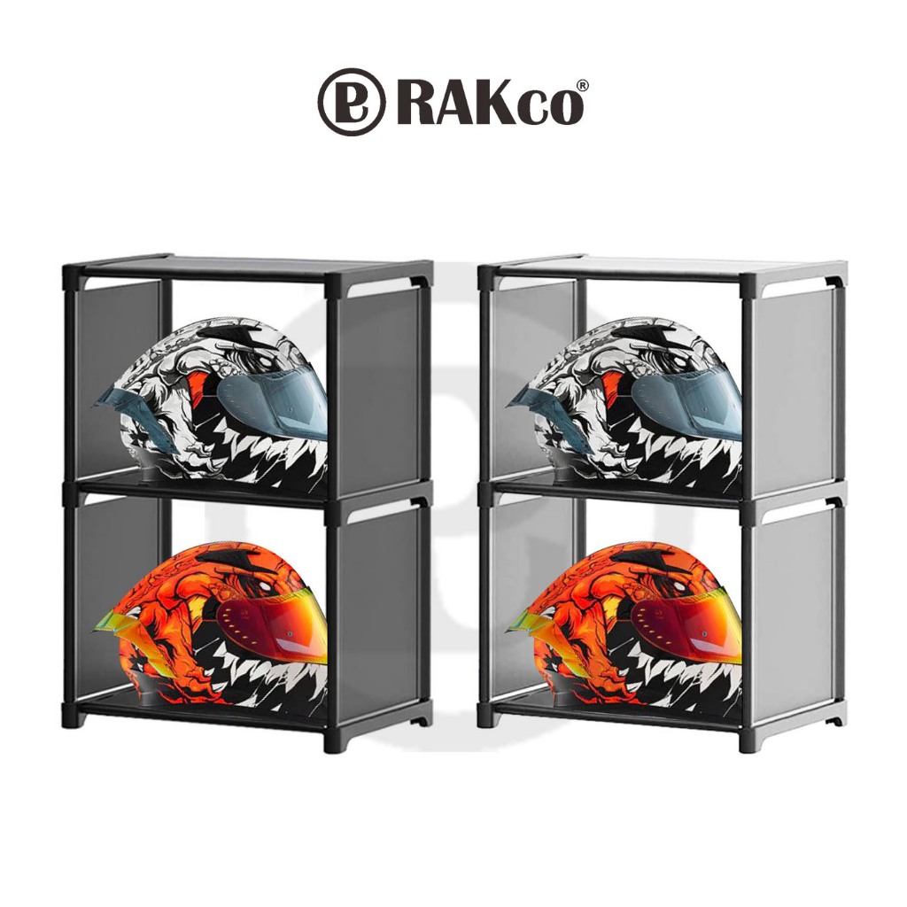 Jual Rak HELM 5 Susun Multifungsi / Tempat Multiguna Organizer 5 ...