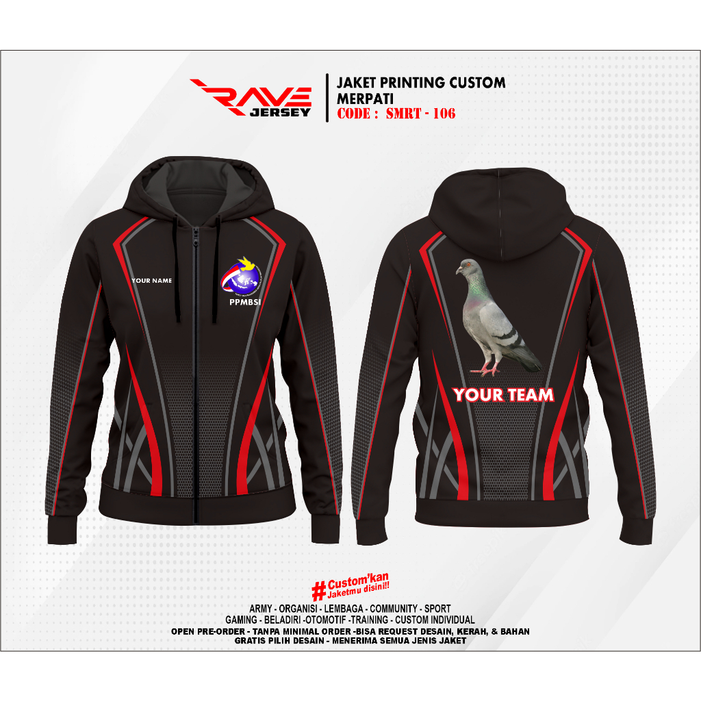 Jual JAKET KOMUNITAS BURUNG MERPATI SESI 2 FULL PRINTING SUBLIMATION ...