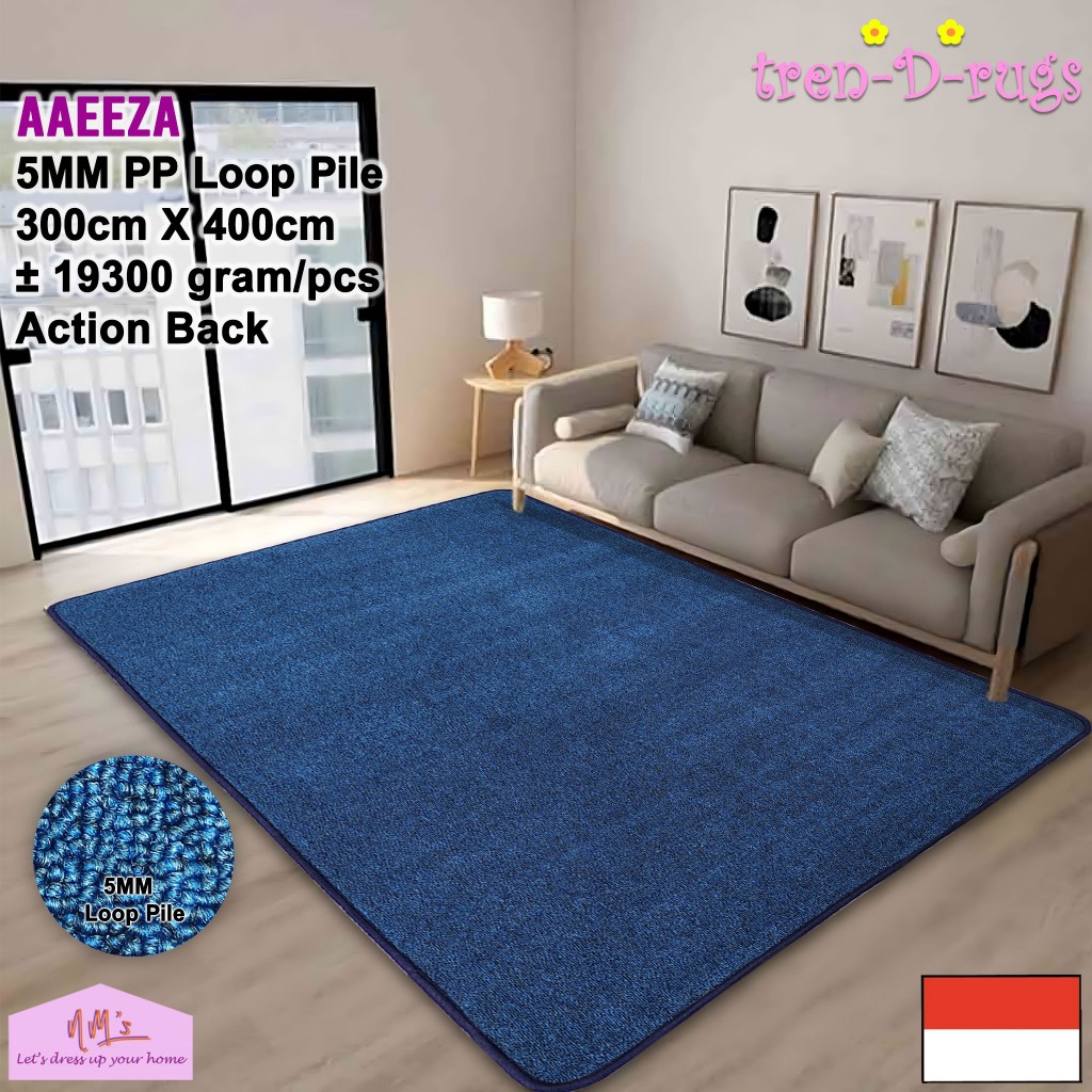 Jual Karpet Polos Jumbo Lantai Bulu Ruang Tamu Tidur Permadani Tebal ...