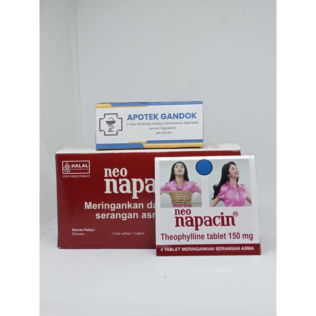 Jual Neo napacin obat sesak napas satu strip isi 4 tablet | Shopee ...