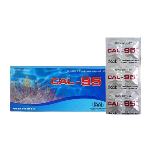 Jual Cal 95 1 strip 6pcs (Suplemen kalsium) | Shopee Indonesia