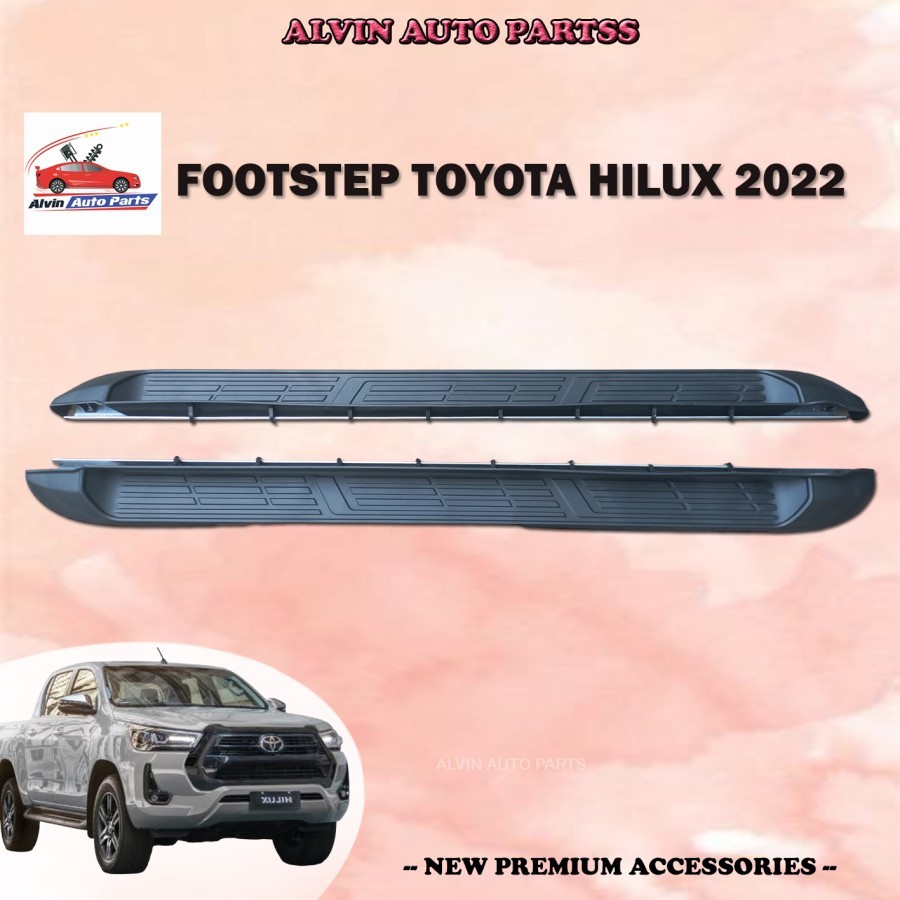 Jual FOOTSTEP TOYOTA HILUX 2022 INJAKAN KAKI HILUX REVO 2022 2023 ...