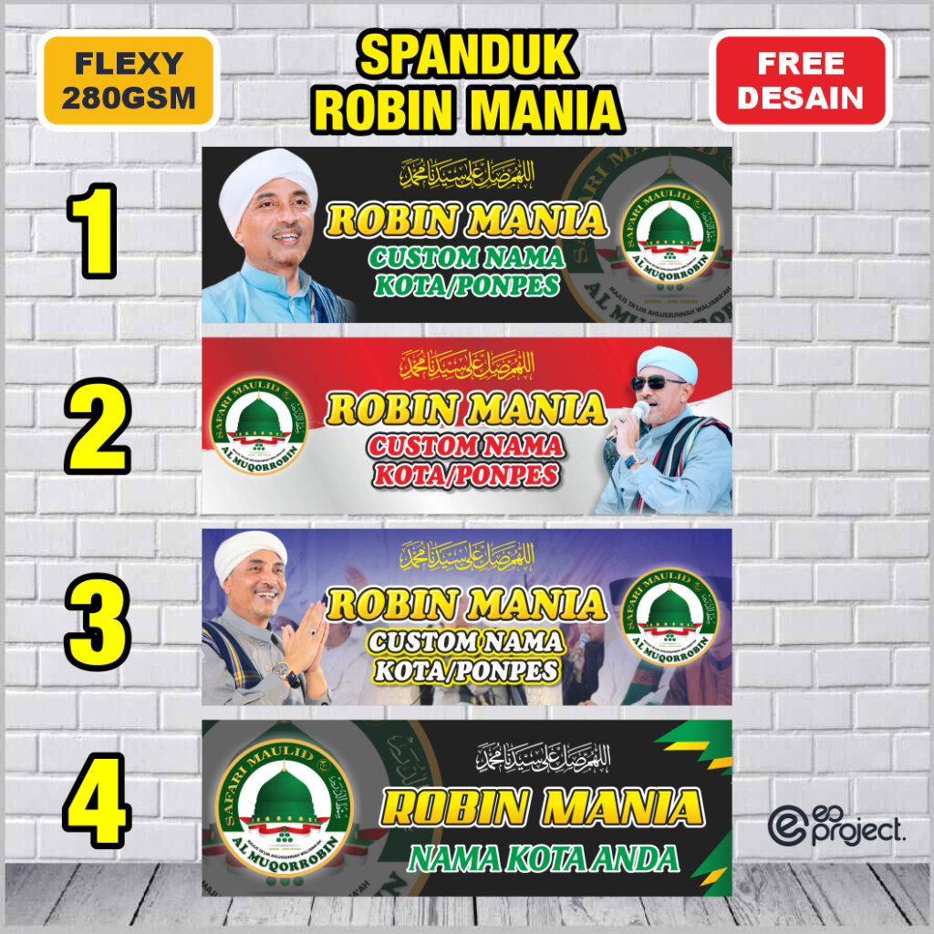 Jual SEHARI JADI! MMT Banner Spanduk Majelis Sholawat Syekher Mania ...