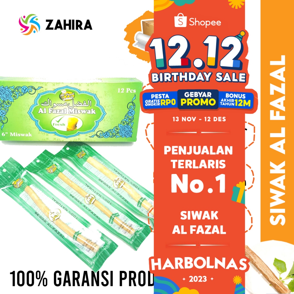 Jual SIWAK Premium AL FAZAL Berkualitas Bagus Basah Untuk Kesehatan ...
