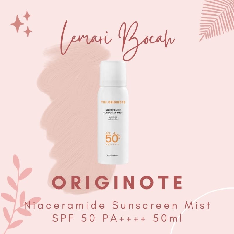 Jual THE ORIGINOTE - Niaceramide Sunscreen Mist SPF 50 PA++++ 50ml ...