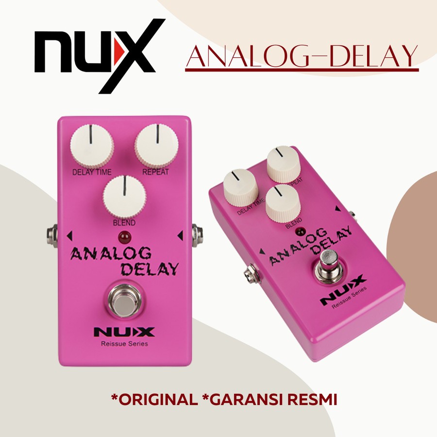 Jual Nux ANALOG DELAY Reissue Series Stompboxes Effect Gitar | Shopee Indonesia