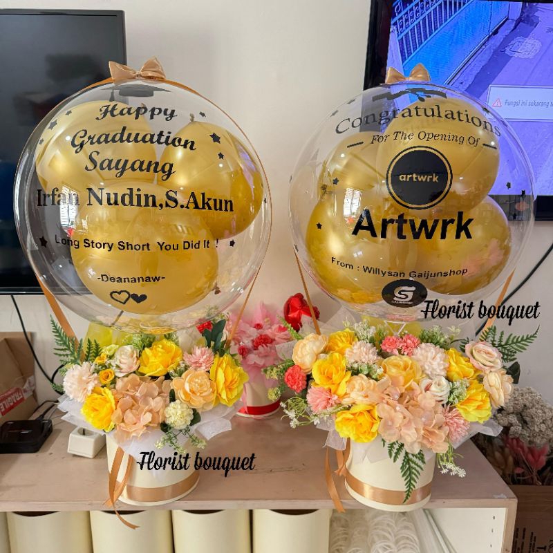 Jual [Urgent Orders] Bloombox balon bloombox acrylic bloom box grand ...