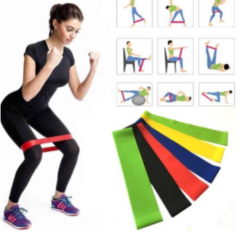 Jual ACC 5pcs Karet Resistance Band Tali Yoga Tali Resistance Karet ...