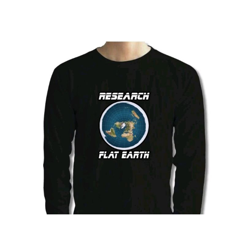 Jual Research Flat Earth Tangan Panjang | Shopee Indonesia