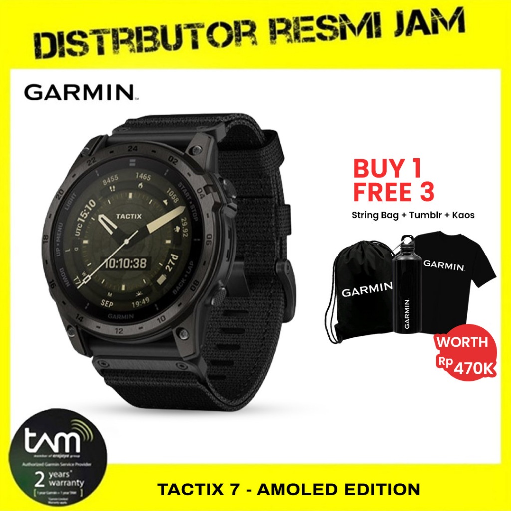 Jual Garmin Tactix 7 Amoled Tactical Watch / Tactix 7 Oled - Garansi Resmi | Shopee Indonesia
