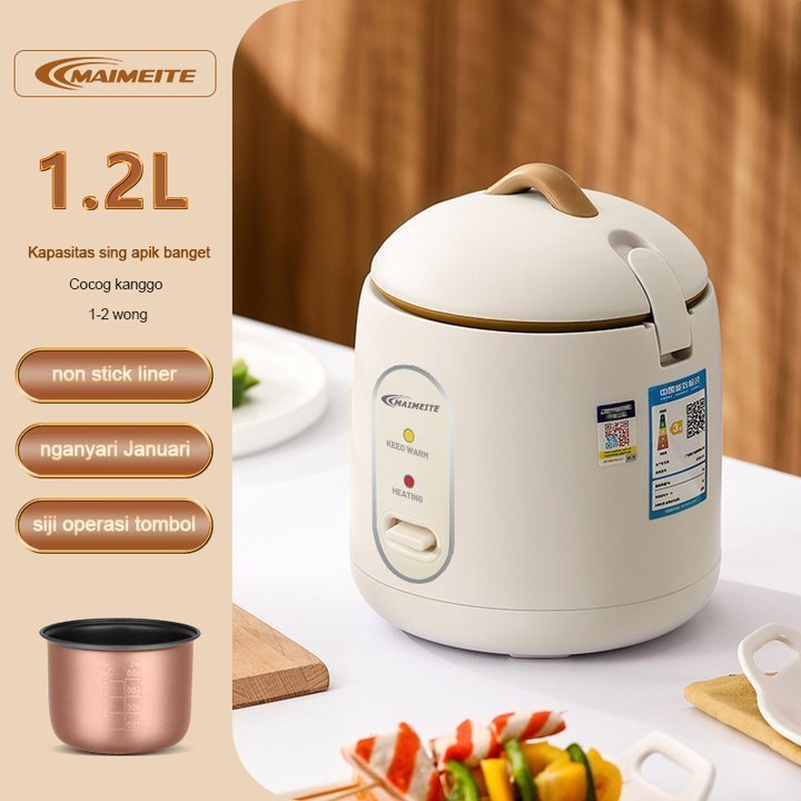 Jual MAIMEITE Rice Cooker Mini/Magic Com Mini Multifungsi/Panci anti ...