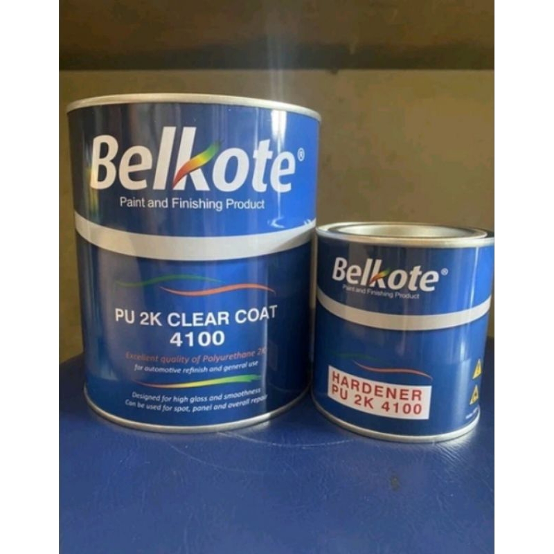 Jual Clear Belkote 4100 PU 2K 1Liter Set | Shopee Indonesia