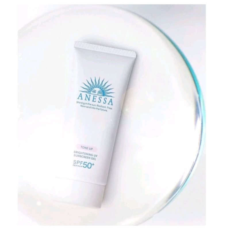Jual PL 80% ANESSA Tone Up Brightening UV Sunscreen Gel SPF50+ PA++++ 90g | Shopee Indonesia