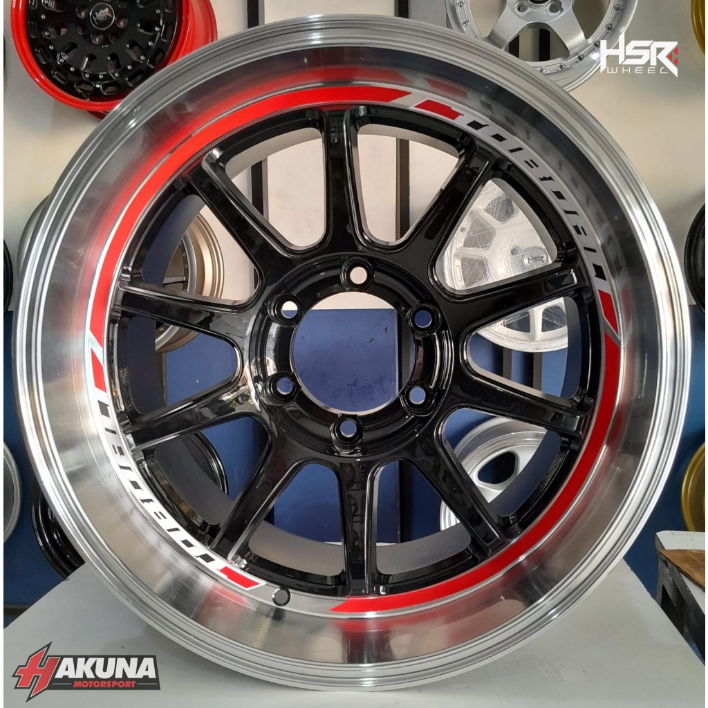 Jual Velg Mobil Model Venom Merk HSR TOBOALI R18 Lebar 9,5 Pcd 6X139,7 ...