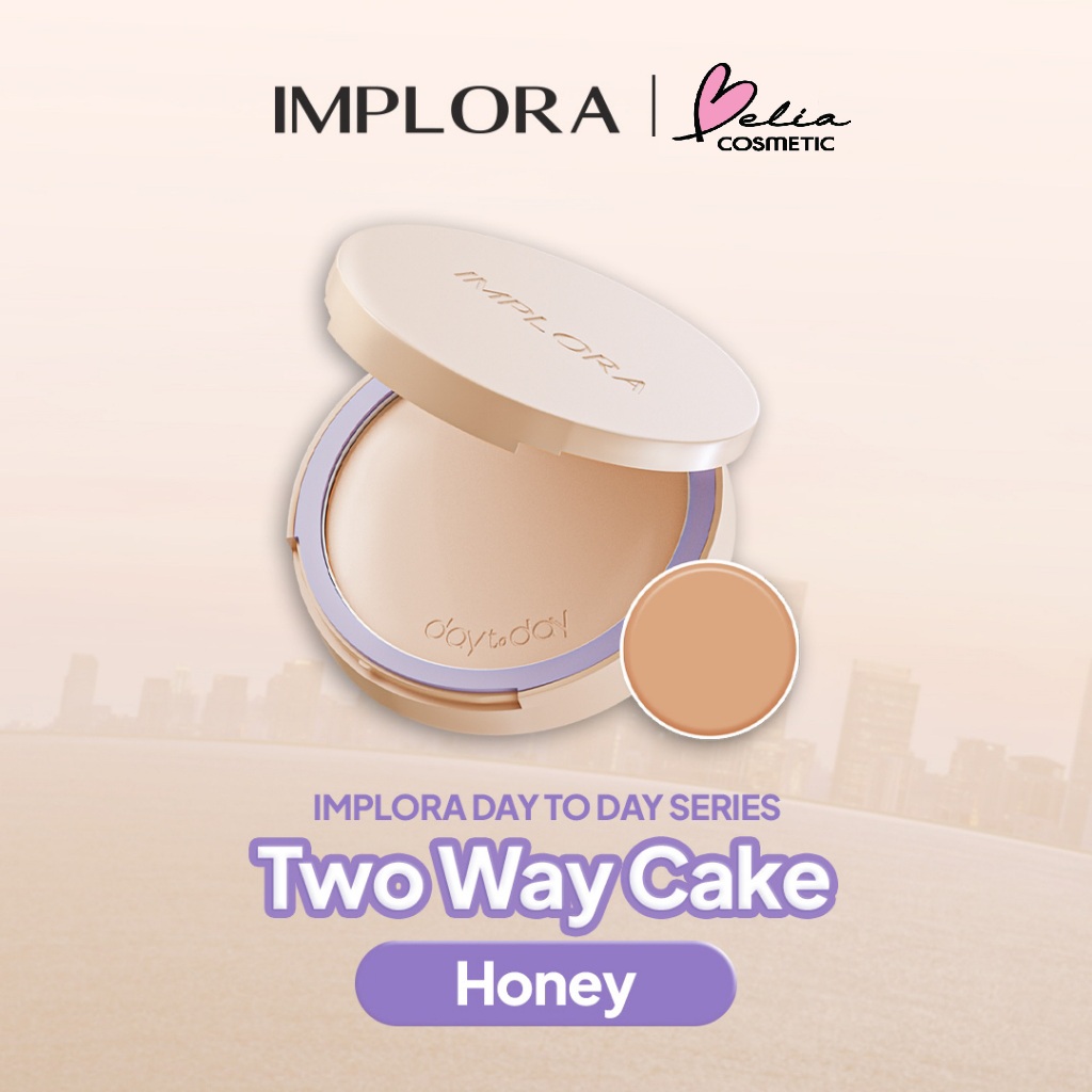 Jual BELIA IMPLORA Day to Day Two Way Cake | TWC | Powder Foundation ...