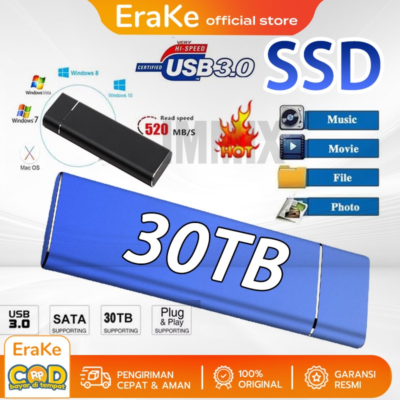 Jual SSD Laptop Portable SSD External SSD Eksternal dengan Kapasitas ...