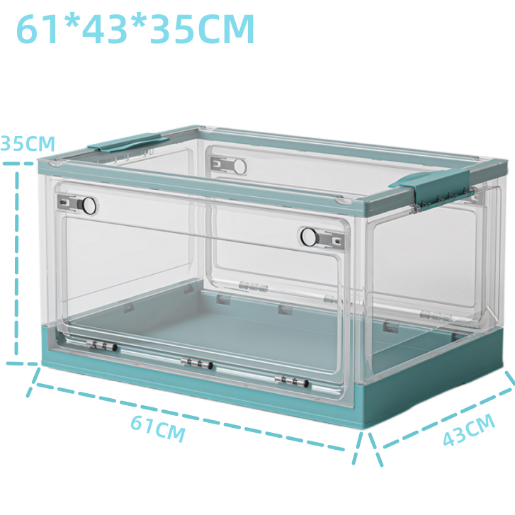 Jual Transparan Storage box Foldable Penyimpanan Box Kapasitas ekstra ...