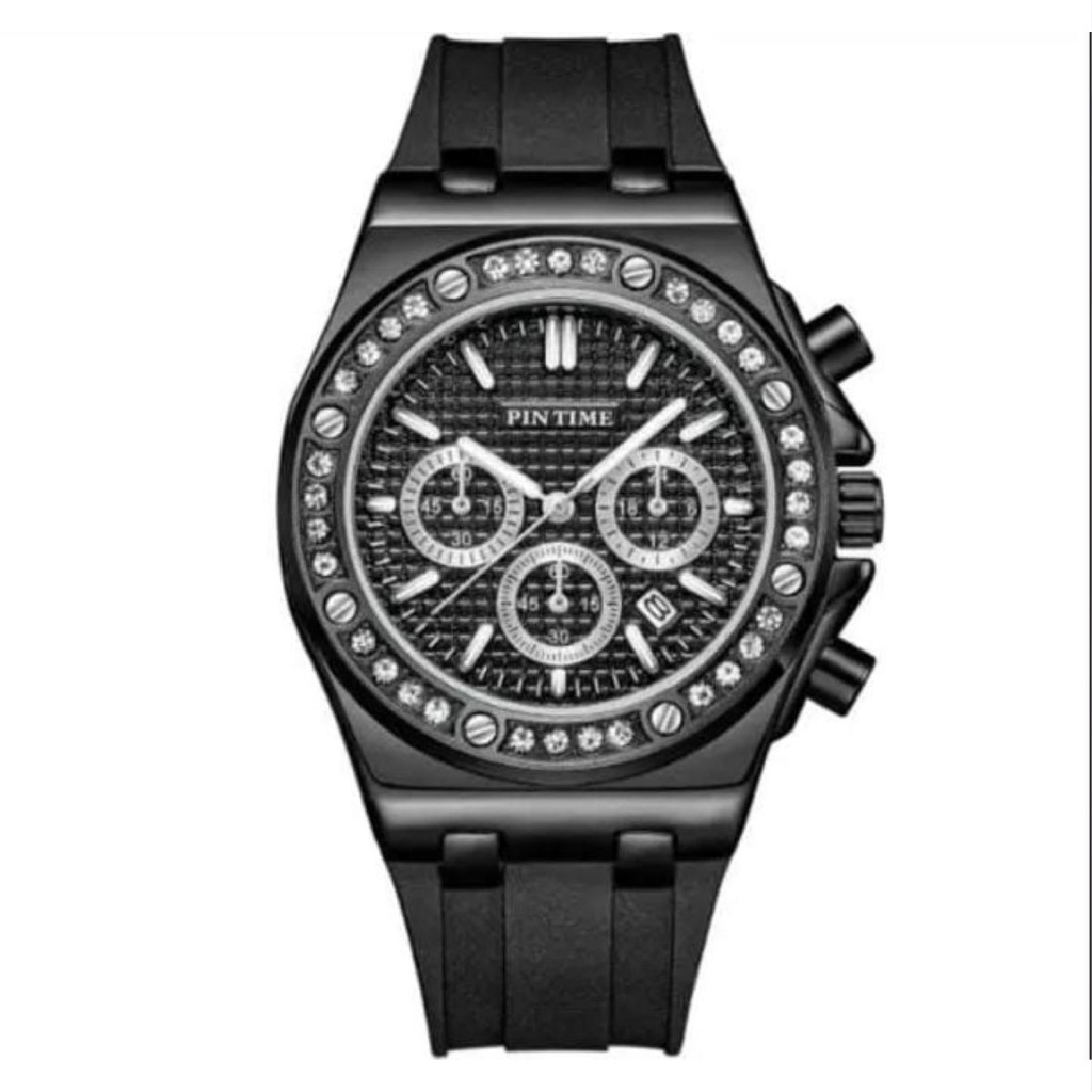 Jual PIN TIME Jam Tangan Unisex Double Diamond Baru Original Water ...