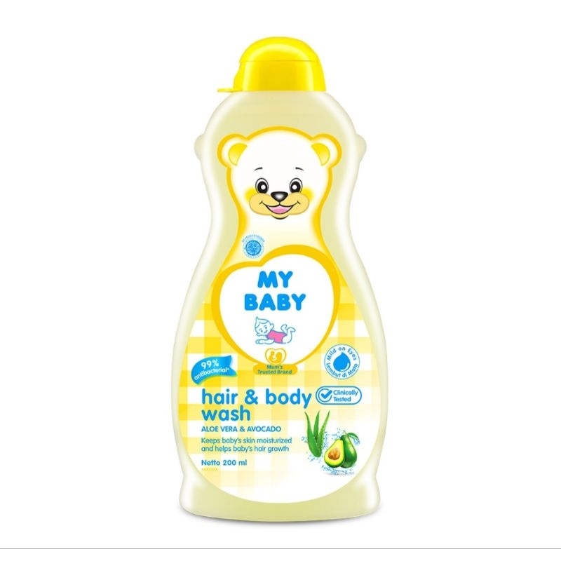 Jual MY BABY HAIR & BODY 200ML ALOE VERA (KUNING) | Shopee Indonesia