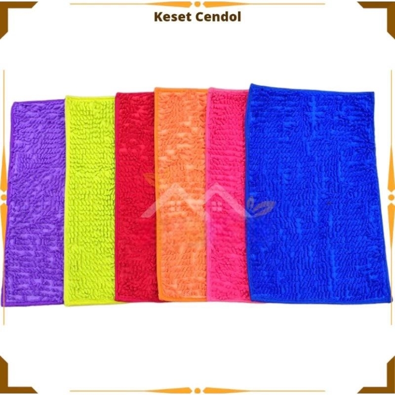 Jual KESED CENDOL MICROFIBER ANTI SLIP 40 X 60 CM / KESET KAKI KAMAR ...