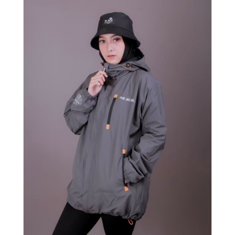 Jual JAKET PARASUT WANITA JAKET GUNUNG UNISEX MODEL TACTICAL WATERPROOF ...