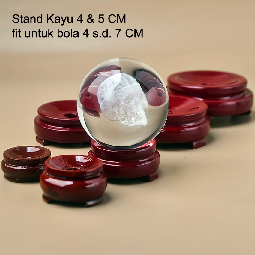 Jual Stand Kayu Kecil untuk Display Bola Kristal Batu Mulia | Shopee ...