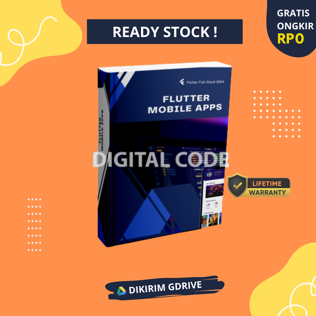 Jual FLUTTER Full-Stack BWA Mobile Apps - Study Kasus Aplikasi Tiket ...