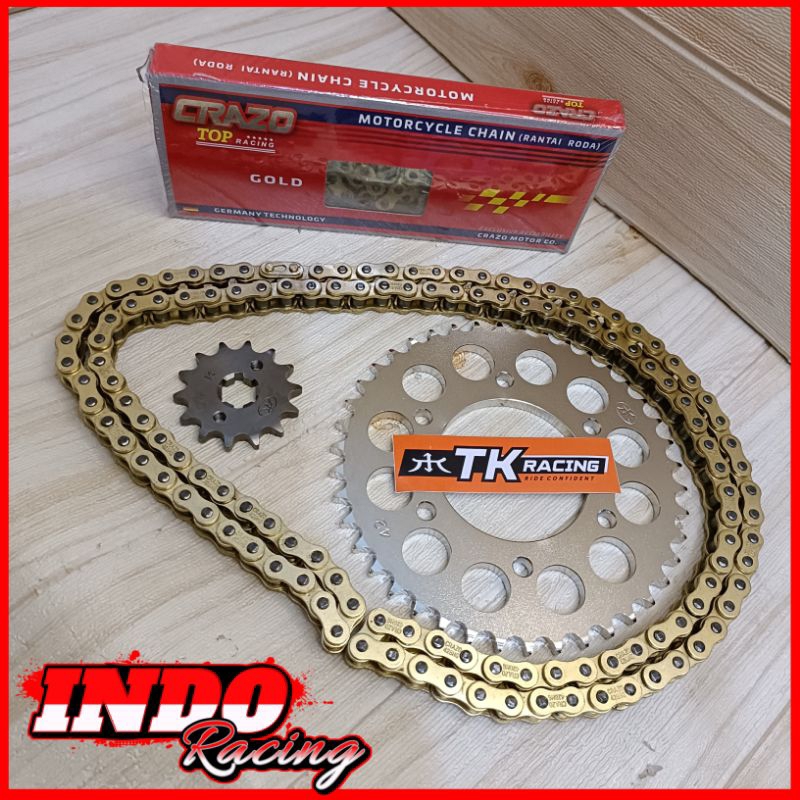 Jual Gear set 428 TK racing Vixion old new MX king R15 v1 v2 Byson ...