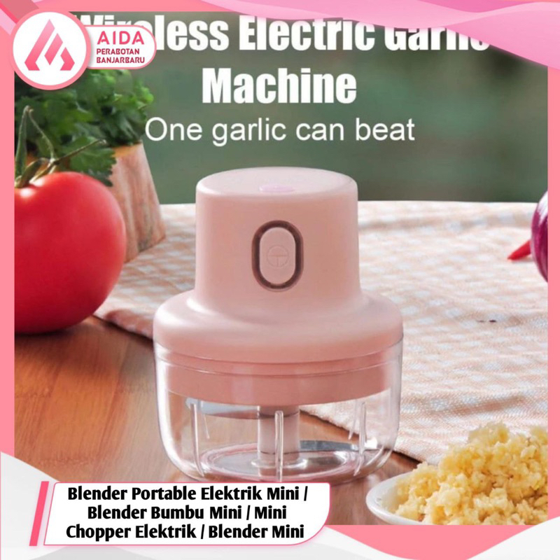 Jual Mini Chopper Elektrik Blender Mini Portable / Blender Portable ...