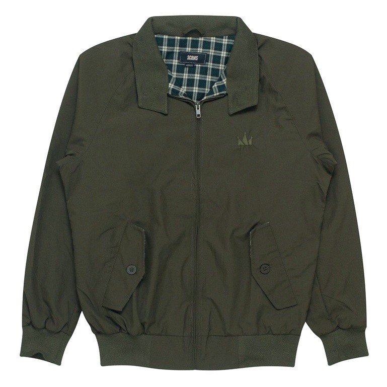 Jual SCREAMOUS ABU Jaket HARRINGTON Jacket HARRINGTON Pria Jaket Distro ...
