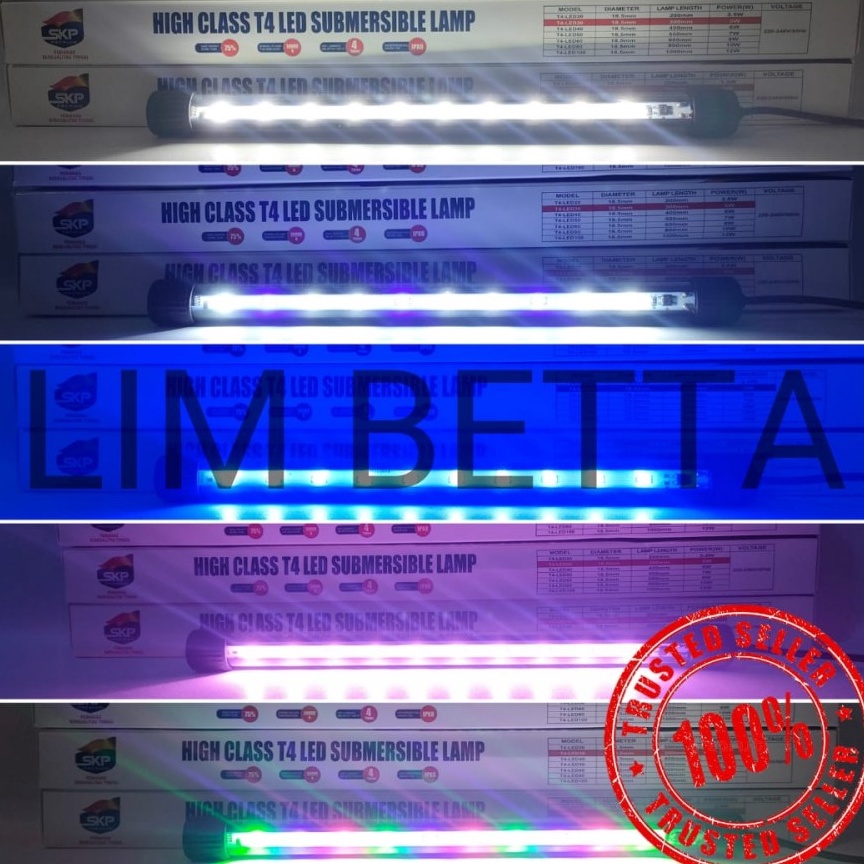 Jual VIRAL LAMPU CELUP SKP T4-60 / LAMPU CELUP LED AQUARIUM SKP 60 CM ...