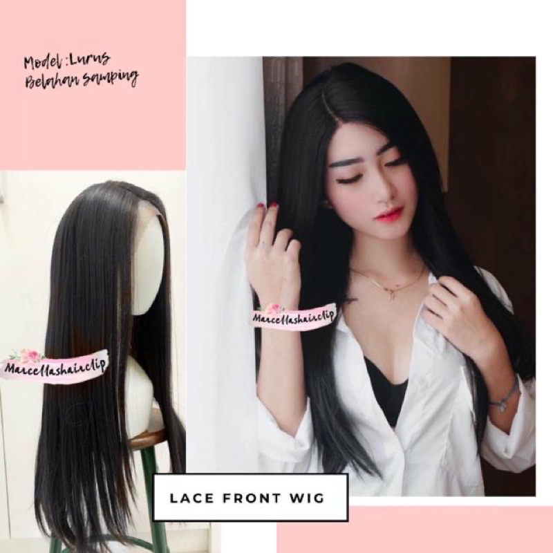Jual PRELOVED Rambut Palsu Lace Wig premium - LACE FRONT WIG , LURUS ...