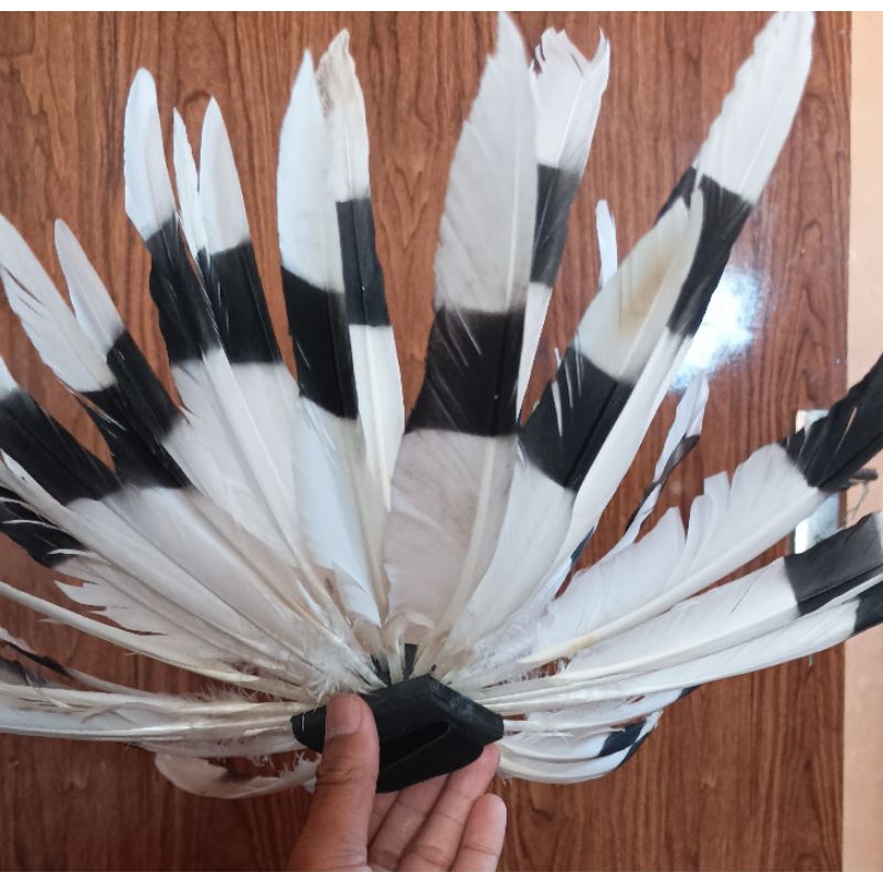 Jual Kirip Bulu / Aksesoris tari adat Dayak ( Harga sudah 1 pasang kiri ...