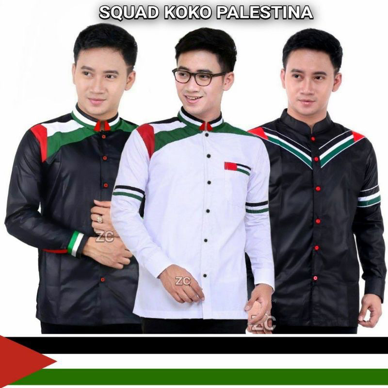 Jual BAJU KOKO PALESTINE TERBARU / KOKO FREE PALESTINE BAJU PALESTINE ...