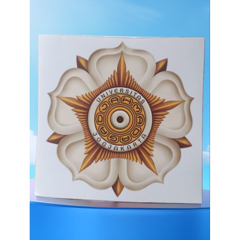 Jual Stiker Logo Universitas Gadjah Mada Yogyakarta UGM Bahan Cromo ...